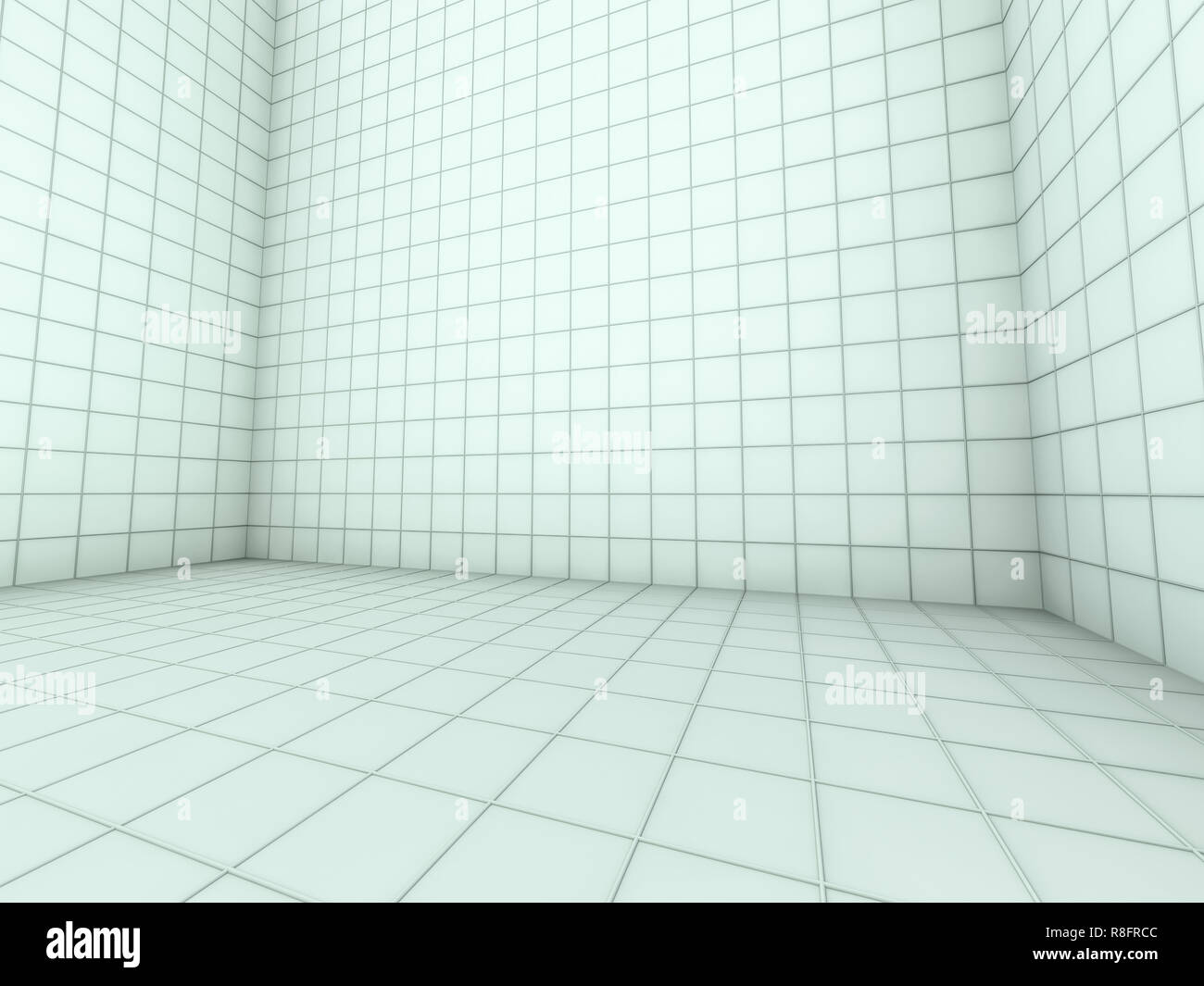 Abstract modern architecture background, empty open space interior. 3D ...