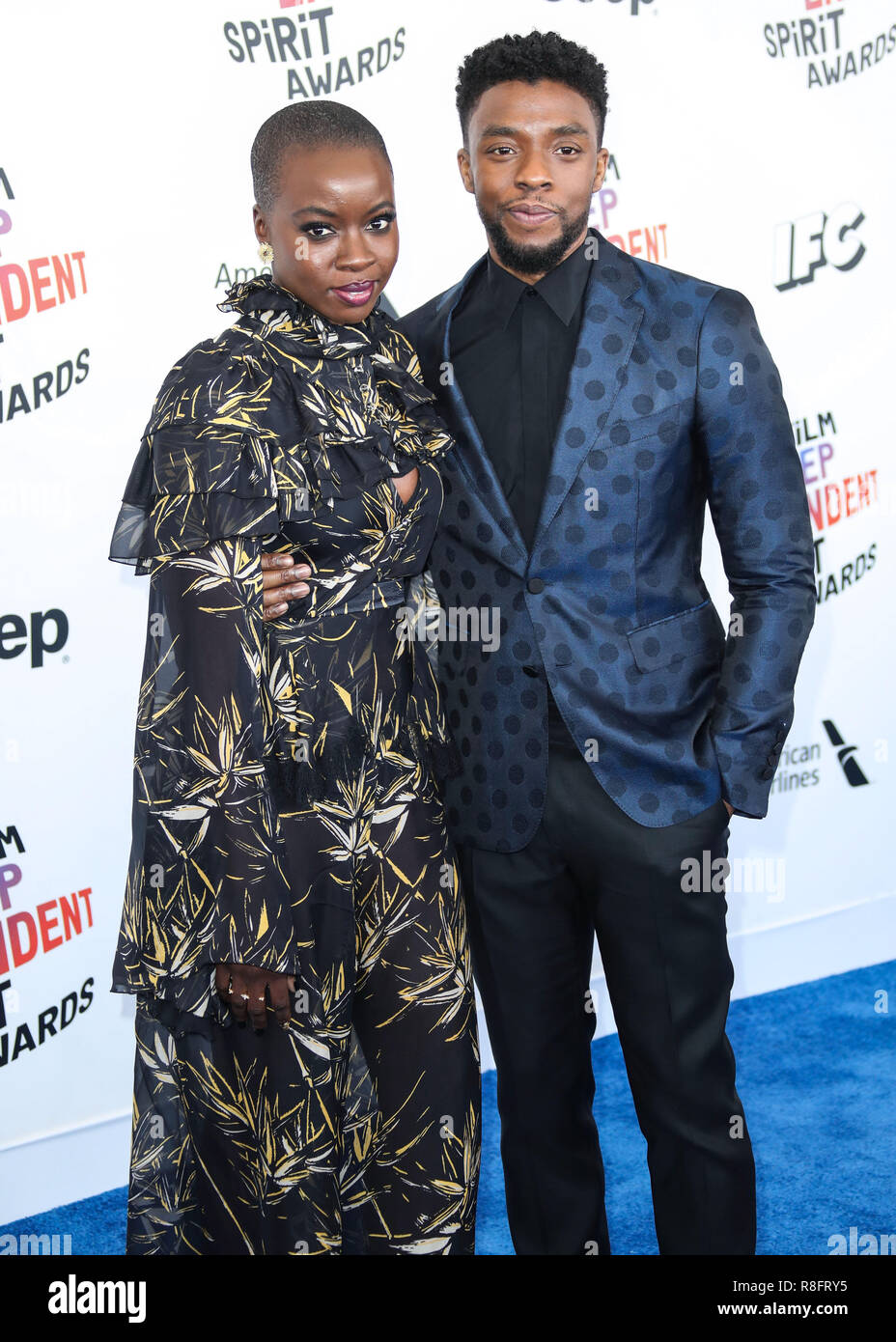 SANTA MONICA, LOS ANGELES, CA, USA - MARCH 03: Danai Gurira, Chadwick ...