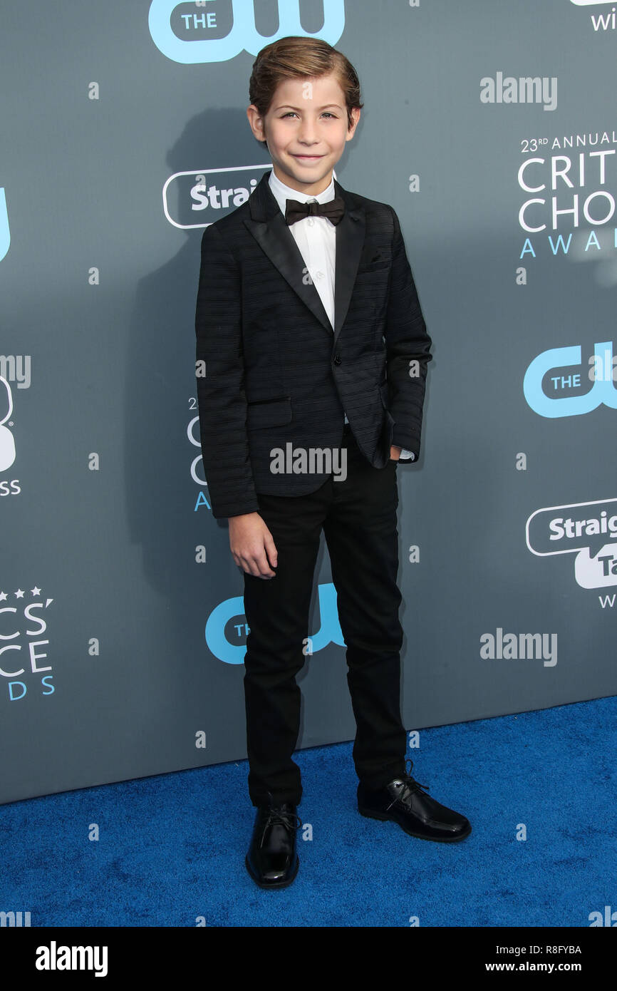 SANTA MONICA, LOS ANGELES, CA, USA - JANUARY 11: Jacob Tremblay at the ...