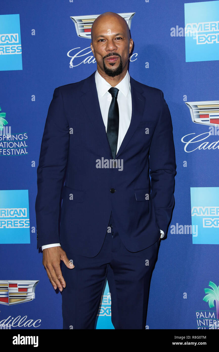 PALM SPRINGS, CA, USA - JANUARY 02: Common, Lonnie Rashid Lynn, Jr. at ...