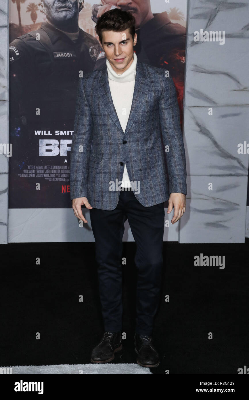 WESTWOOD, LOS ANGELES, CA, USA - DECEMBER 13: Nolan Gerard Funk at the ...