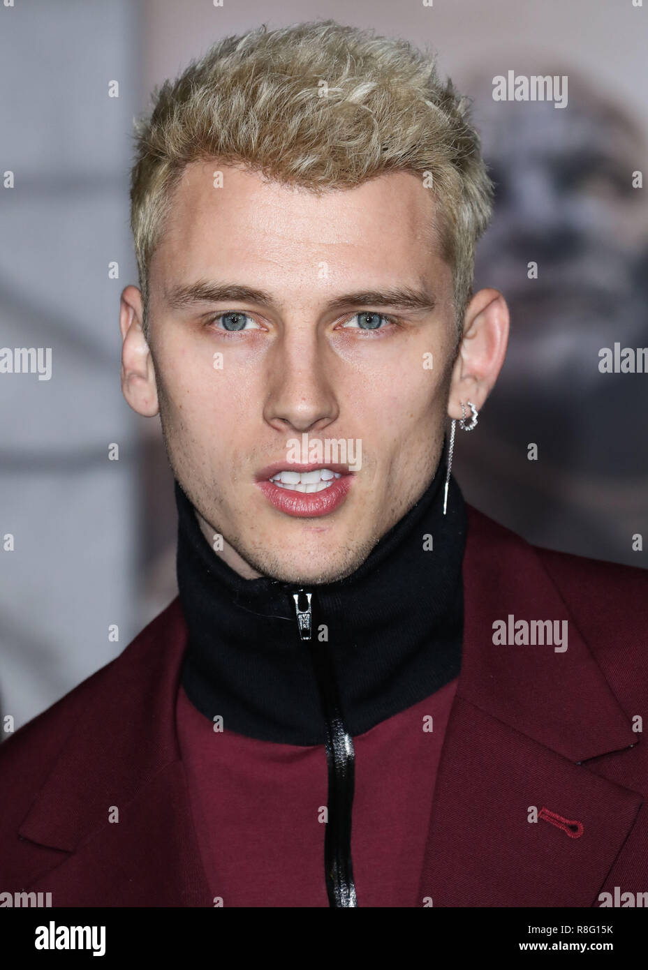 WESTWOOD, LOS ANGELES, CA, USA - DECEMBER 13: Machine Gun Kelly ...