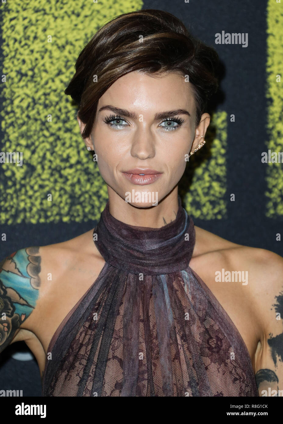 HOLLYWOOD, LOS ANGELES, CA, USA - DECEMBER 12: Ruby Rose at the World ...