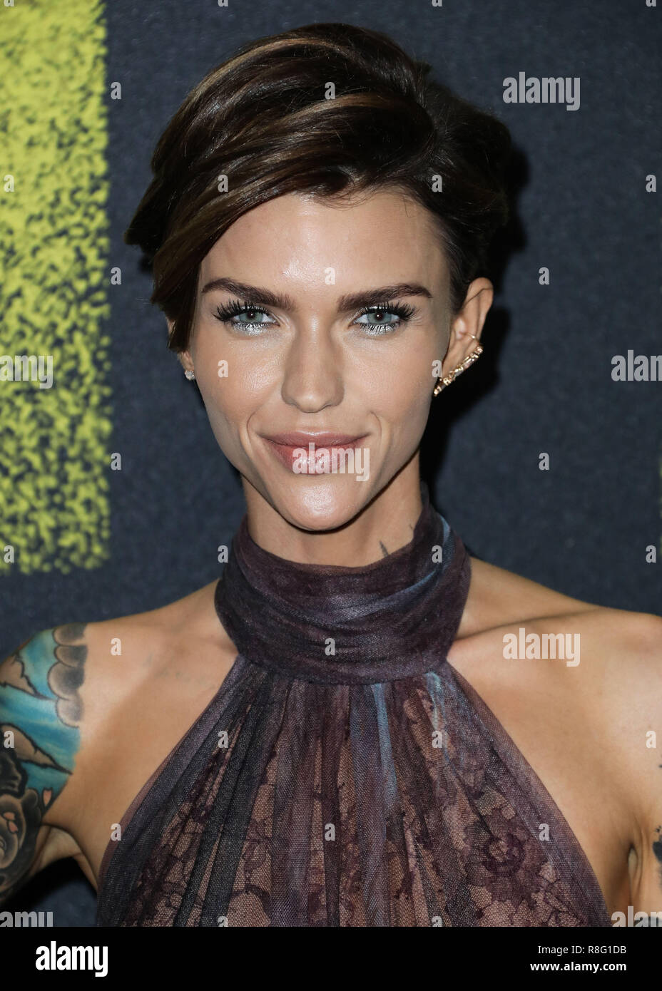 HOLLYWOOD, LOS ANGELES, CA, USA - DECEMBER 12: Ruby Rose at the World ...