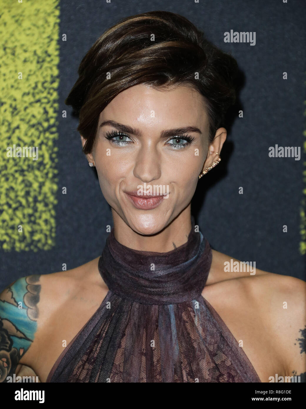 HOLLYWOOD, LOS ANGELES, CA, USA - DECEMBER 12: Ruby Rose at the World ...