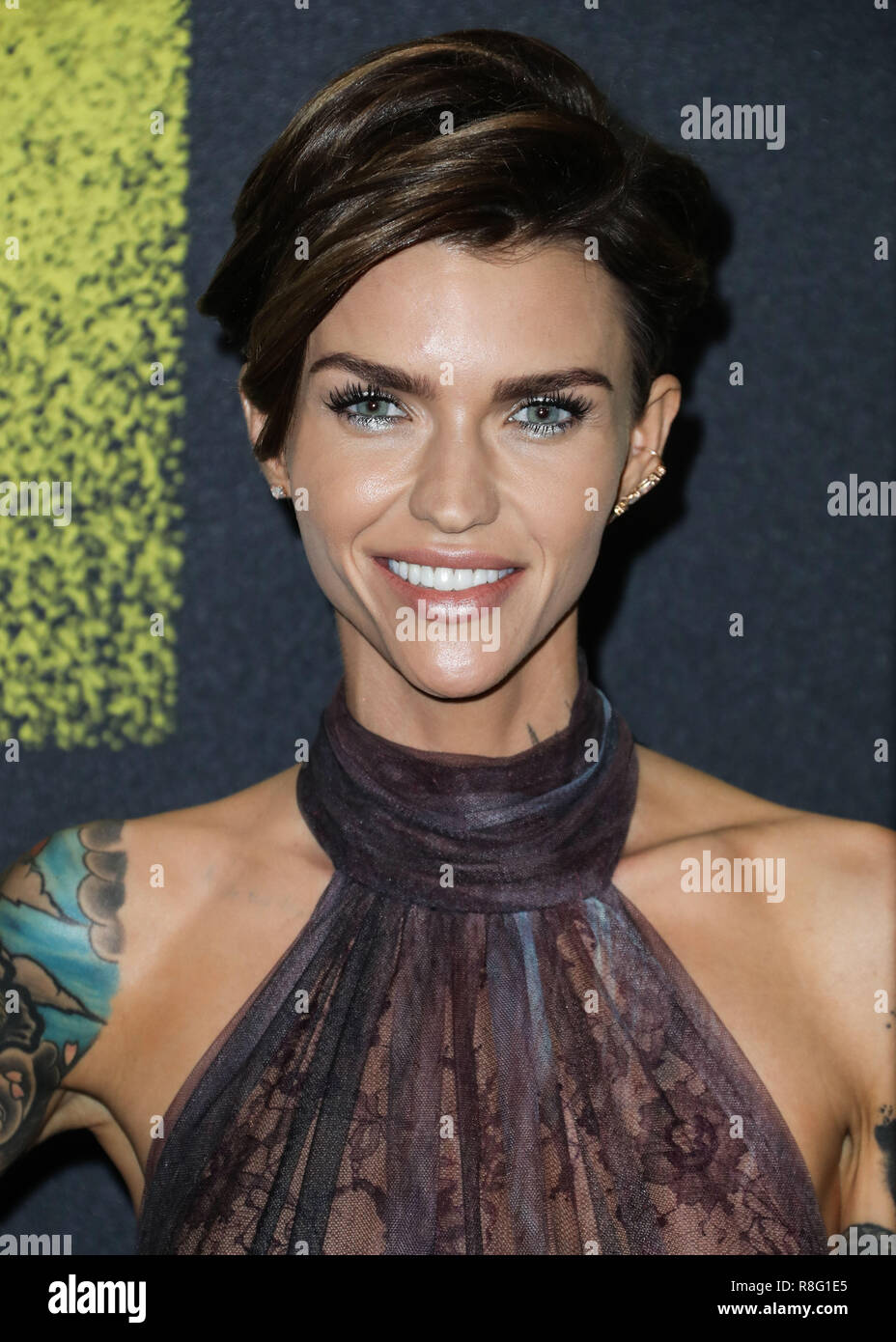 HOLLYWOOD, LOS ANGELES, CA, USA - DECEMBER 12: Ruby Rose at the World ...