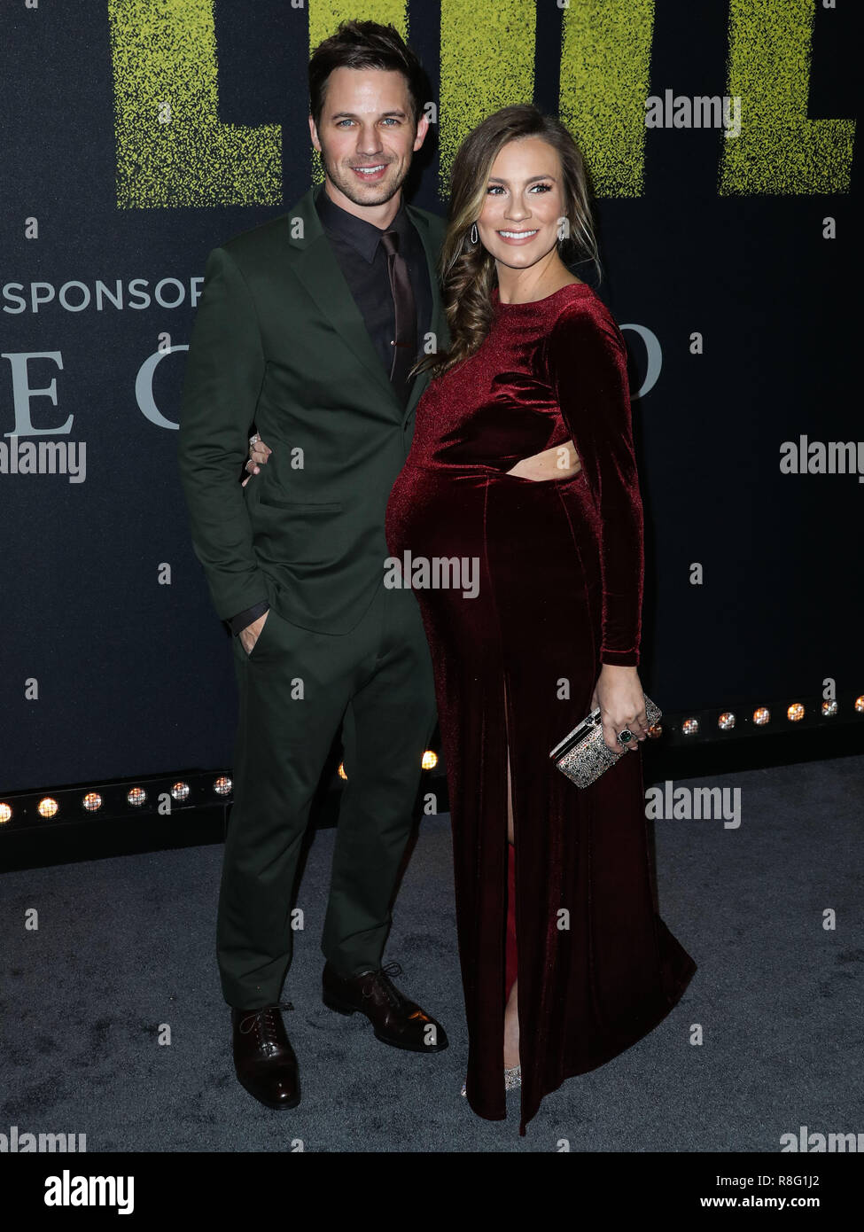 HOLLYWOOD, LOS ANGELES, CA, USA - DECEMBER 12: Matt Lanter, Angela ...