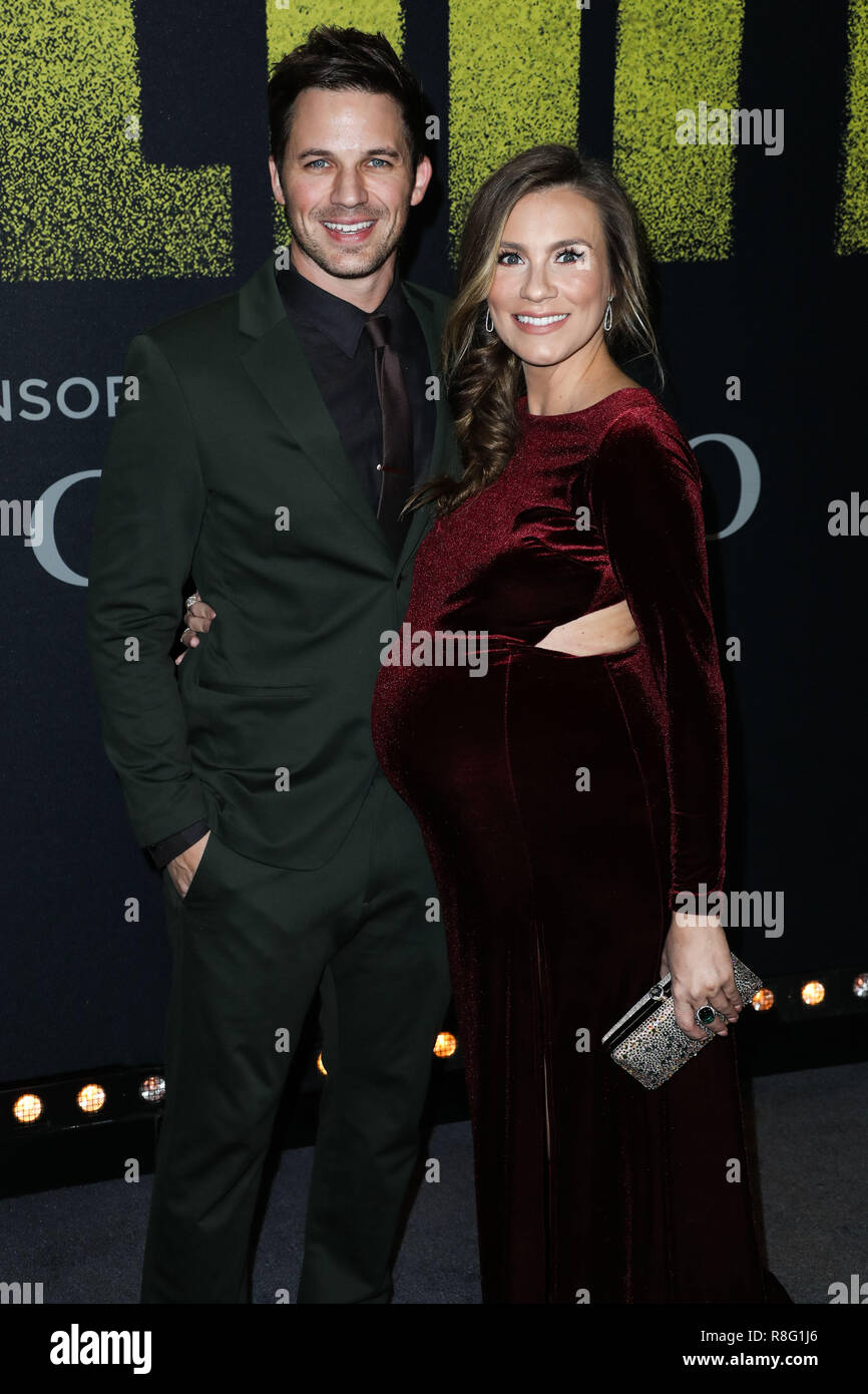 HOLLYWOOD, LOS ANGELES, CA, USA - DECEMBER 12: Matt Lanter, Angela ...