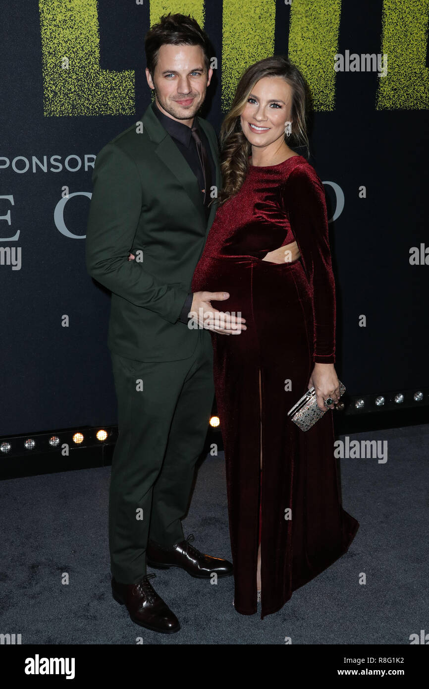 HOLLYWOOD, LOS ANGELES, CA, USA - DECEMBER 12: Matt Lanter, Angela ...