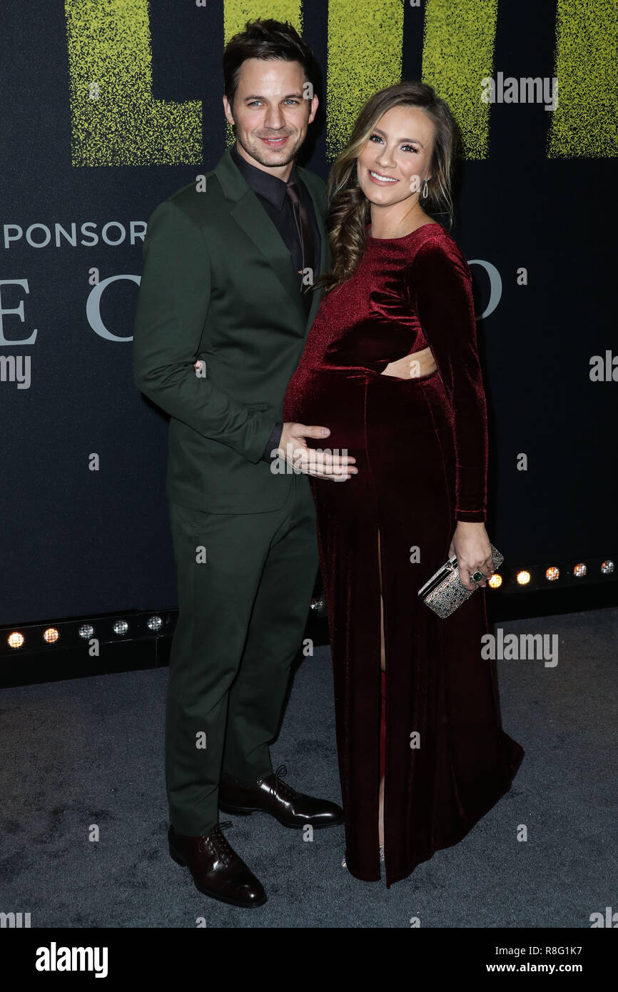 HOLLYWOOD, LOS ANGELES, CA, USA - DECEMBER 12: Matt Lanter, Angela ...