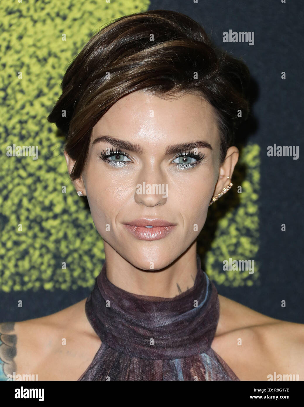HOLLYWOOD, LOS ANGELES, CA, USA - DECEMBER 12: Actress Ruby Rose ...