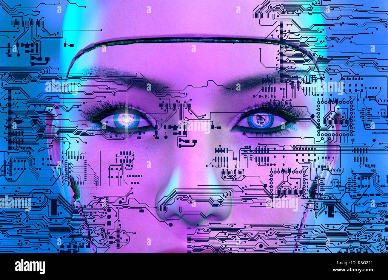 Artificial intelligence circuits hi-res stock photography and images ...