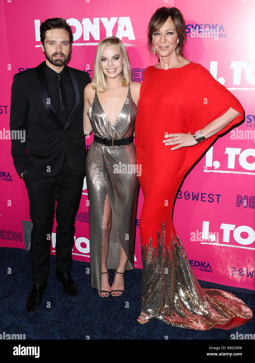 HOLLYWOOD, LOS ANGELES, CA, USA - DECEMBER 05: Sebastian Stan, Margot ...