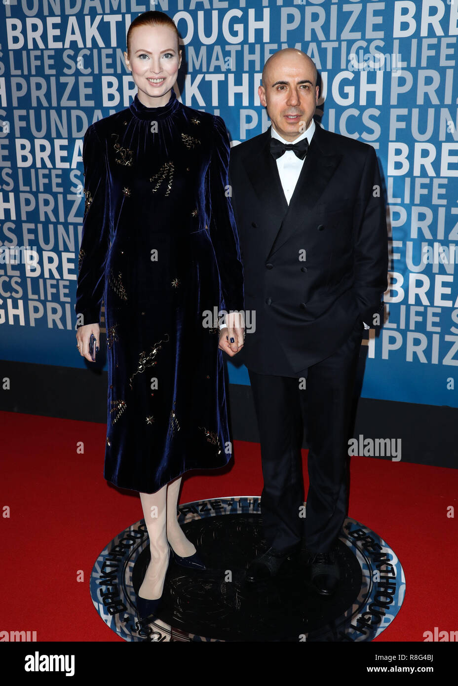 MOUNTAIN VIEW, CA, USA - DECEMBER 03: Julia Milner, Yuri Milner at the ...