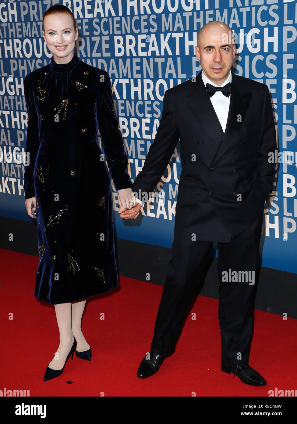 MOUNTAIN VIEW, CA, USA - DECEMBER 03: Julia Milner, Yuri Milner at the ...