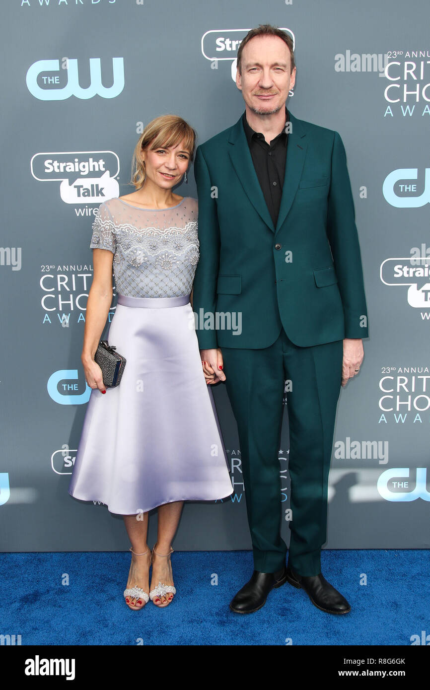 SANTA MONICA, LOS ANGELES, CA, USA - JANUARY 11: Sara Sugarman, David Thewlis at the 23rd Annual ...