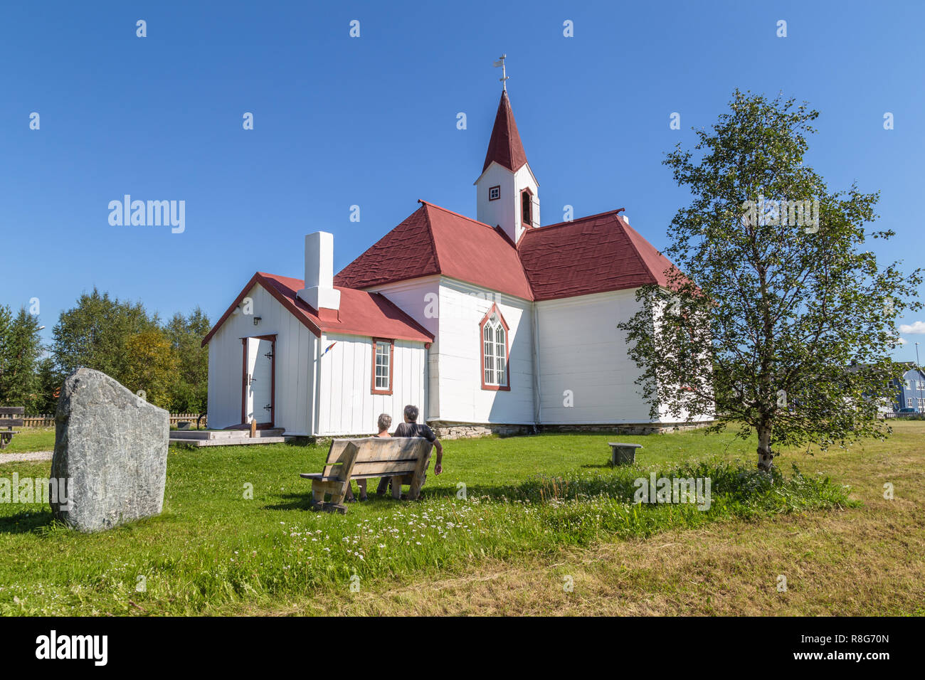 Sami church in Siida Lapland Stock Photo - Alamy