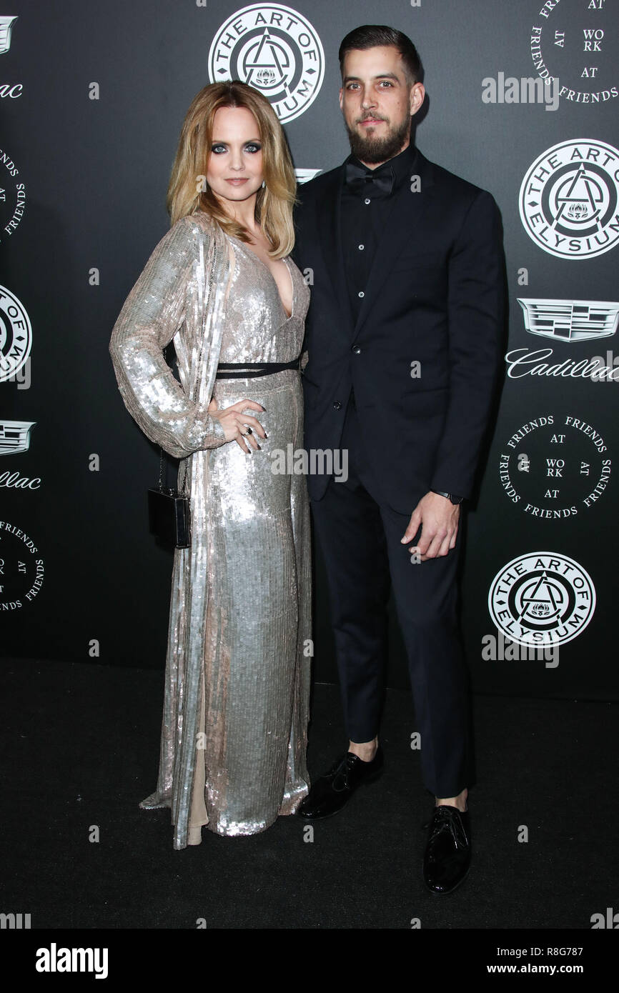 SANTA MONICA, LOS ANGELES, CA, USA - JANUARY 06: Mena Suvari, Michael ...