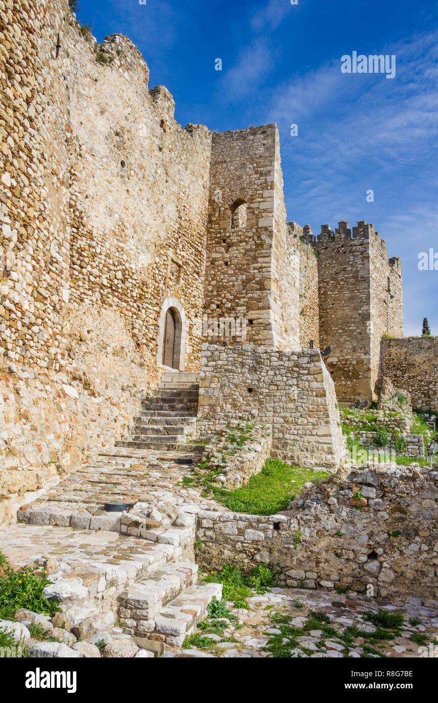 Old historic castle of Patras on Peloponnese in Greece Stock Photo - Alamy