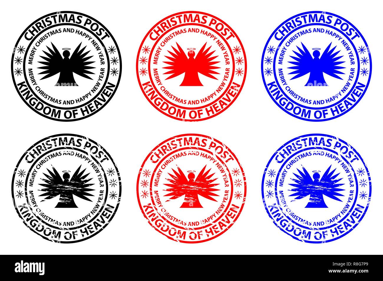 Heaven stamp Stock Vector Images - Alamy