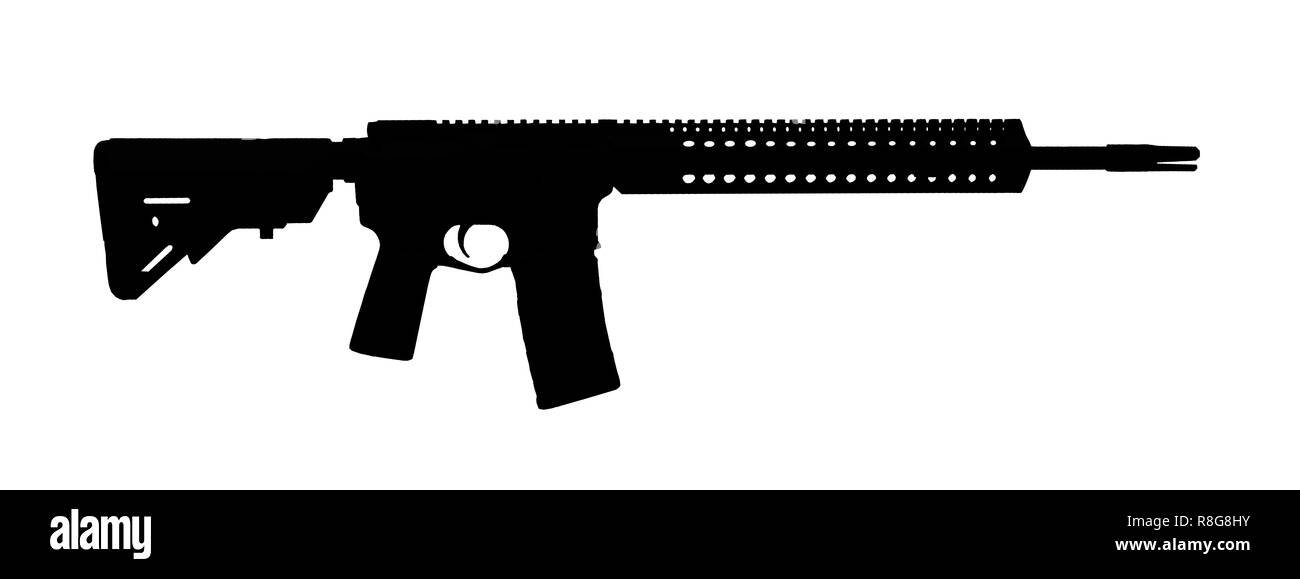 Ar 15 Clip Art White