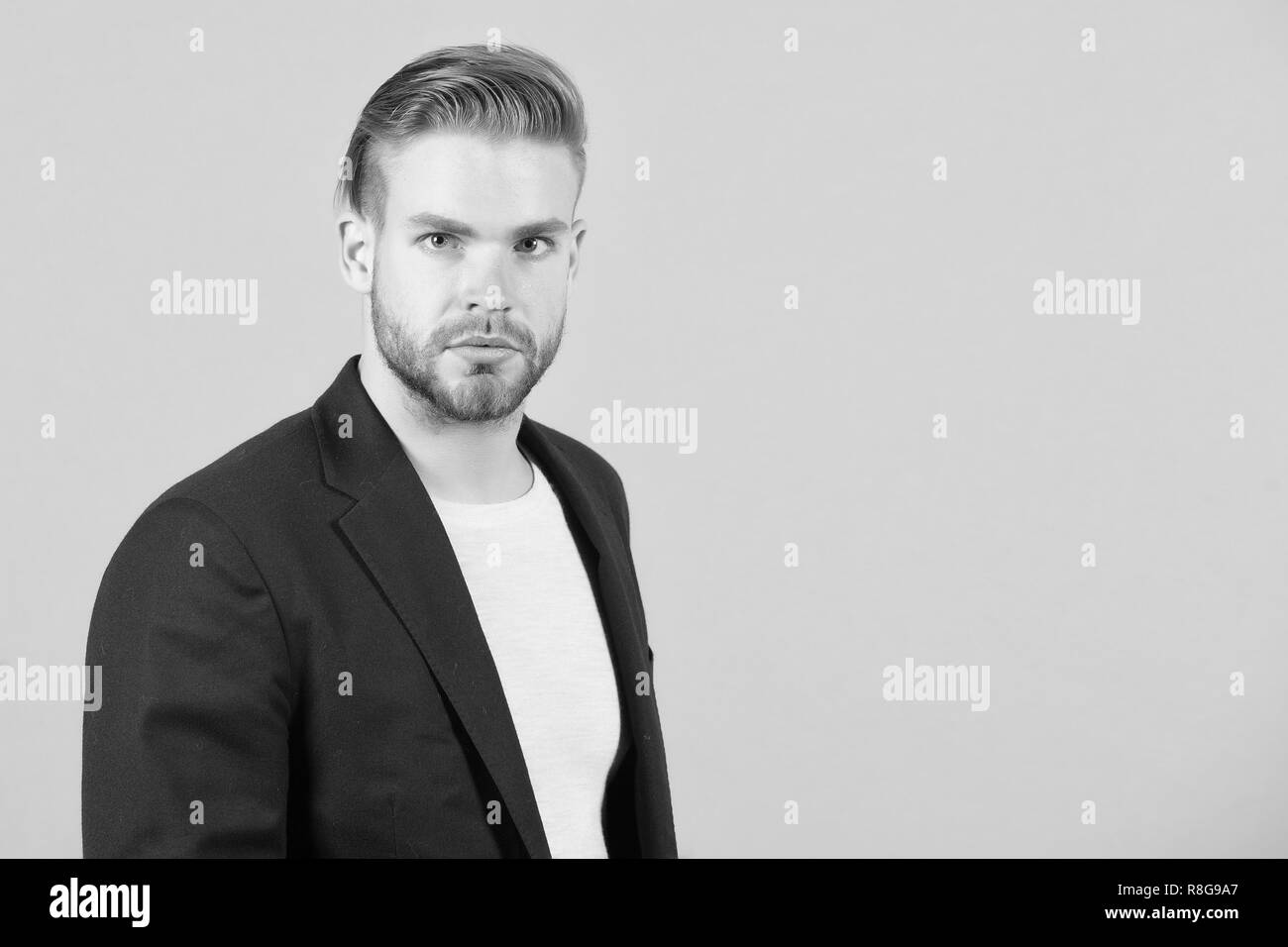 Guy Bearded Attractive Well Groomed Businessman Man With Beard