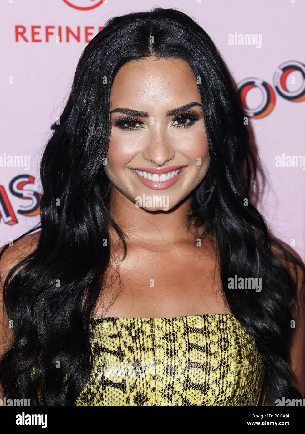 LOS ANGELES, CA, USA - DECEMBER 06: Singer Demi Lovato arrives at the ...