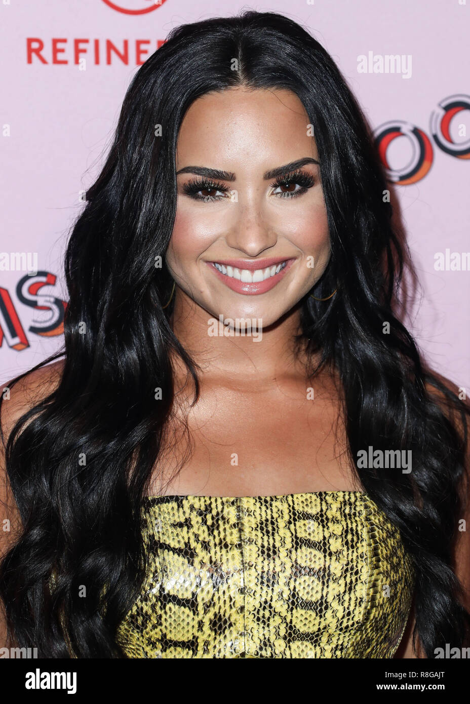 LOS ANGELES, CA, USA - DECEMBER 06: Singer Demi Lovato arrives at the ...