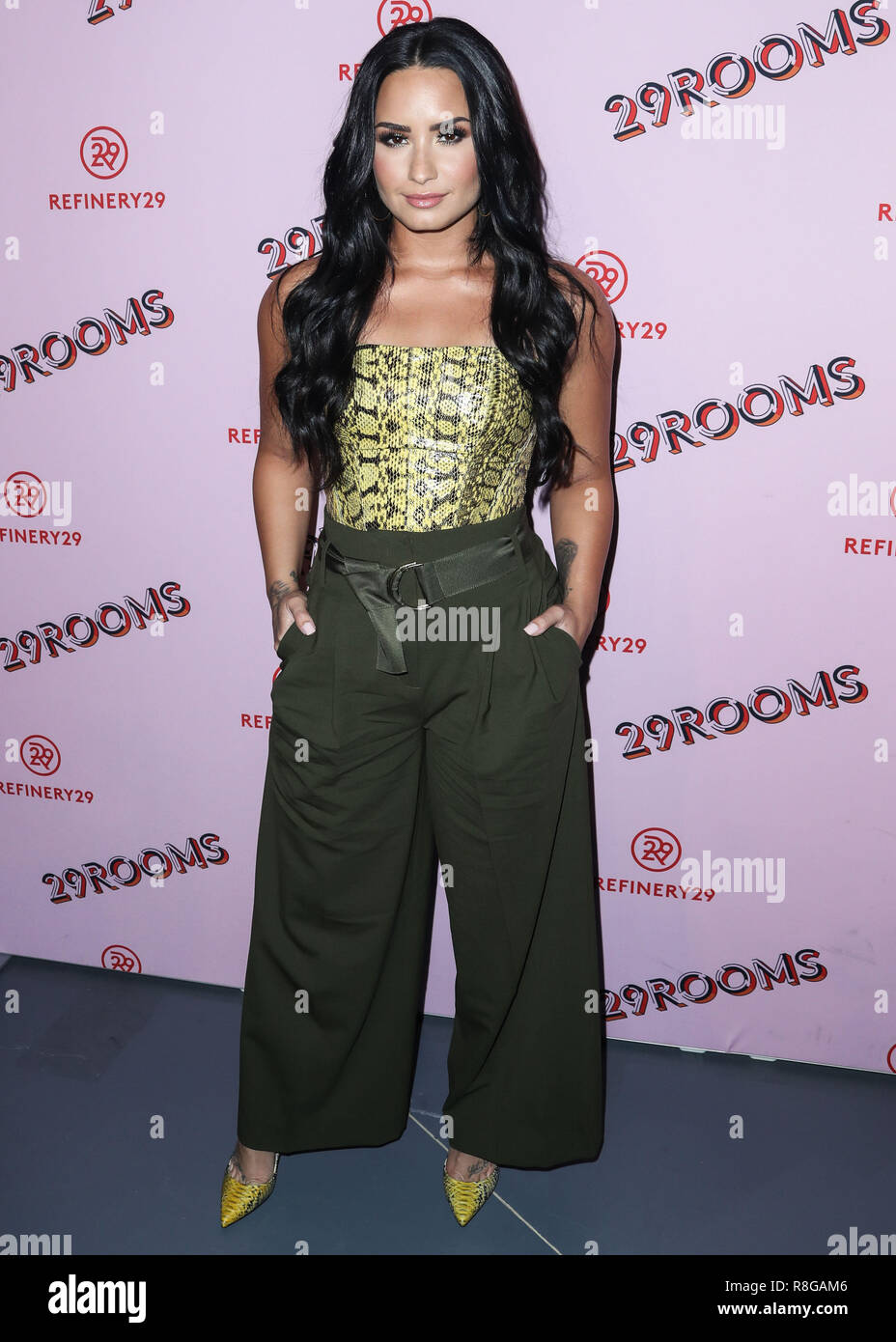 LOS ANGELES, CA, USA - DECEMBER 06: Singer Demi Lovato arrives at the ...