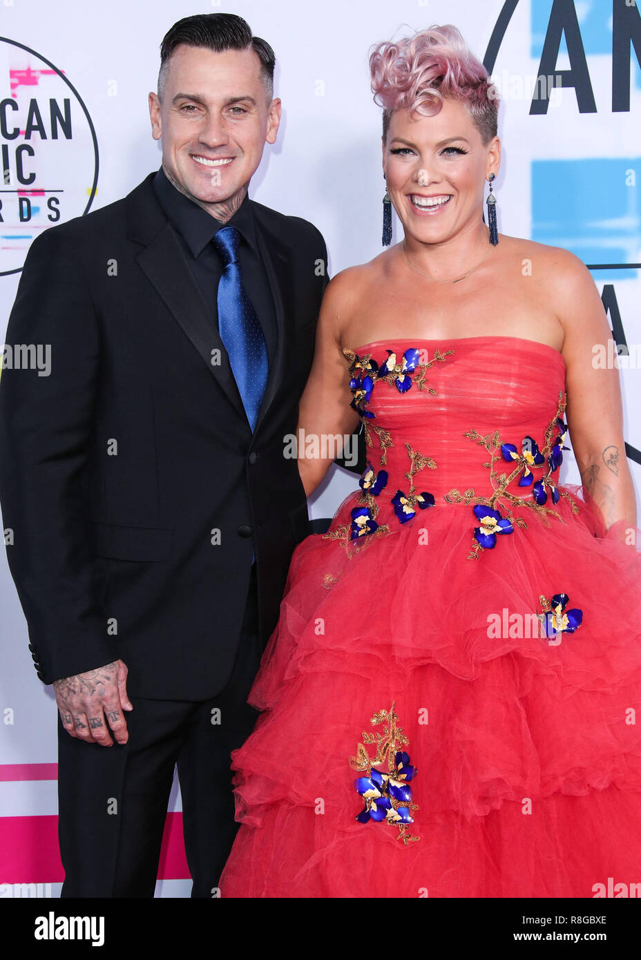 LOS ANGELES, CA, USA - NOVEMBER 19: Singer Pink and husband Carey Hart ...