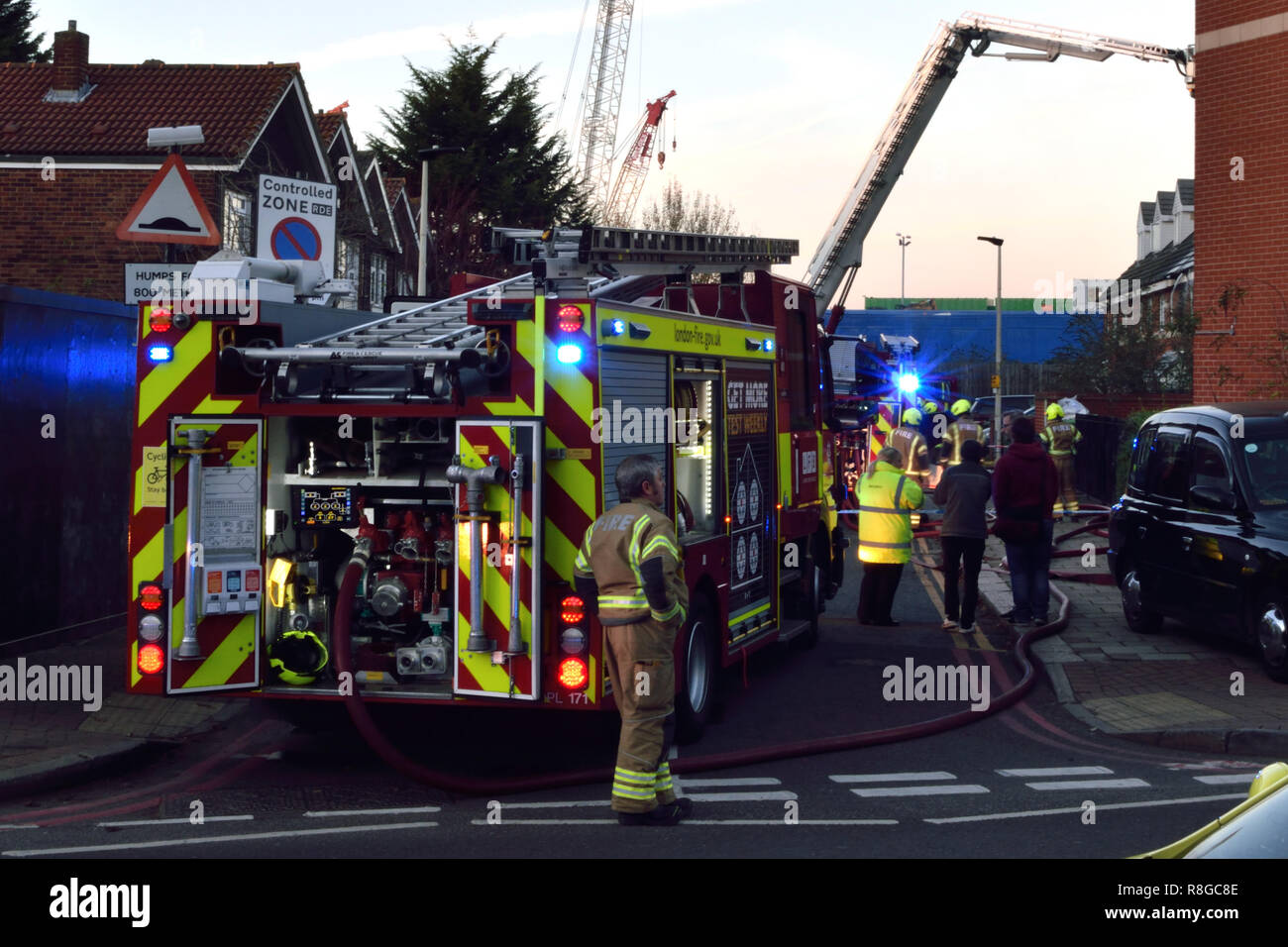 Lfb ladder hi-res stock photography and images - Alamy