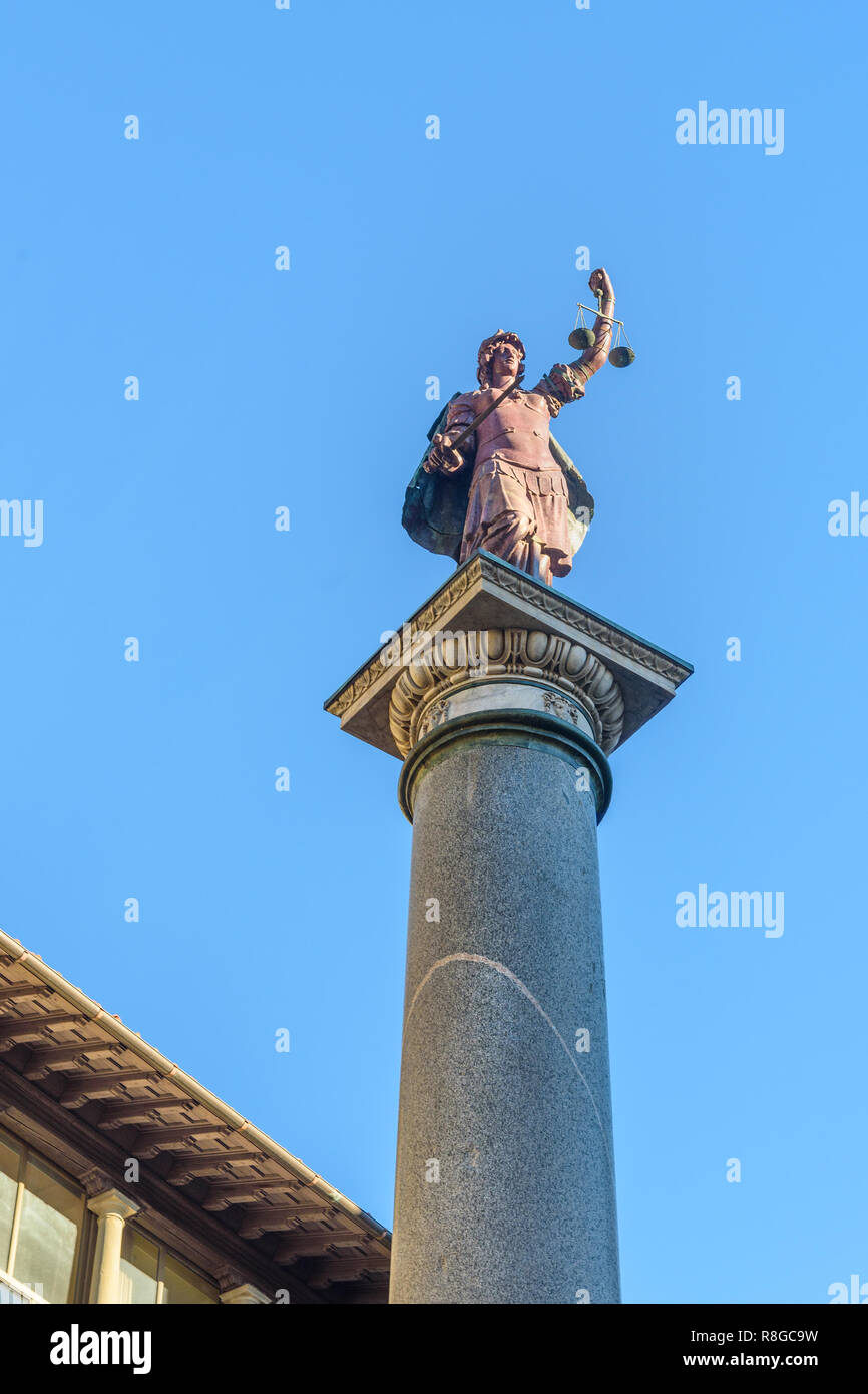 Ancient Column of Justice in Florence. Italy Stock Photo - Alamy