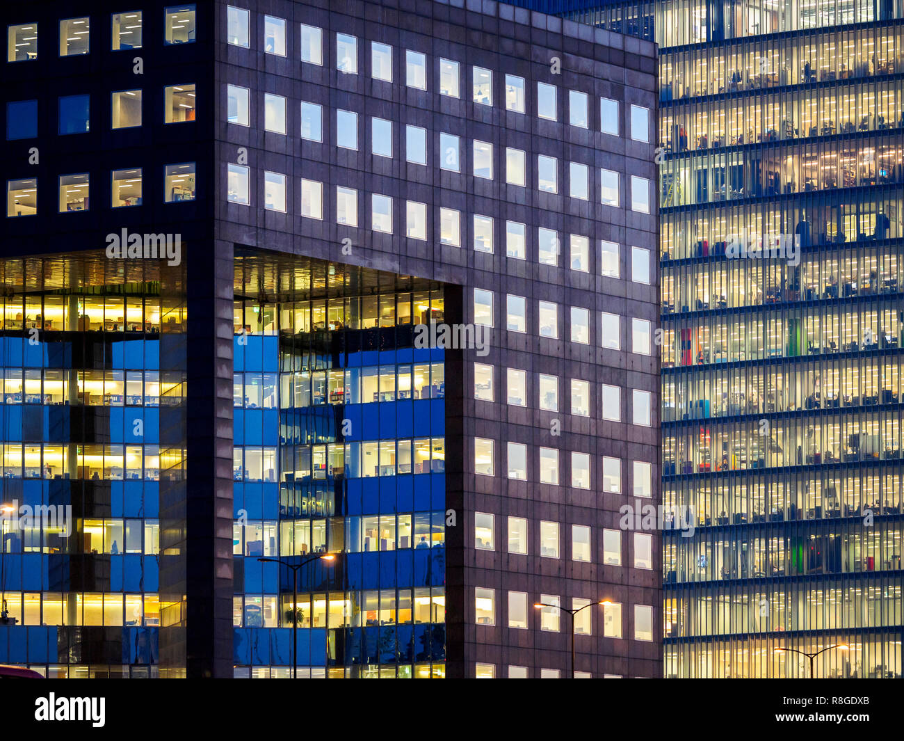 Detail of the Howard Kennedy building on the south bank of the River ...