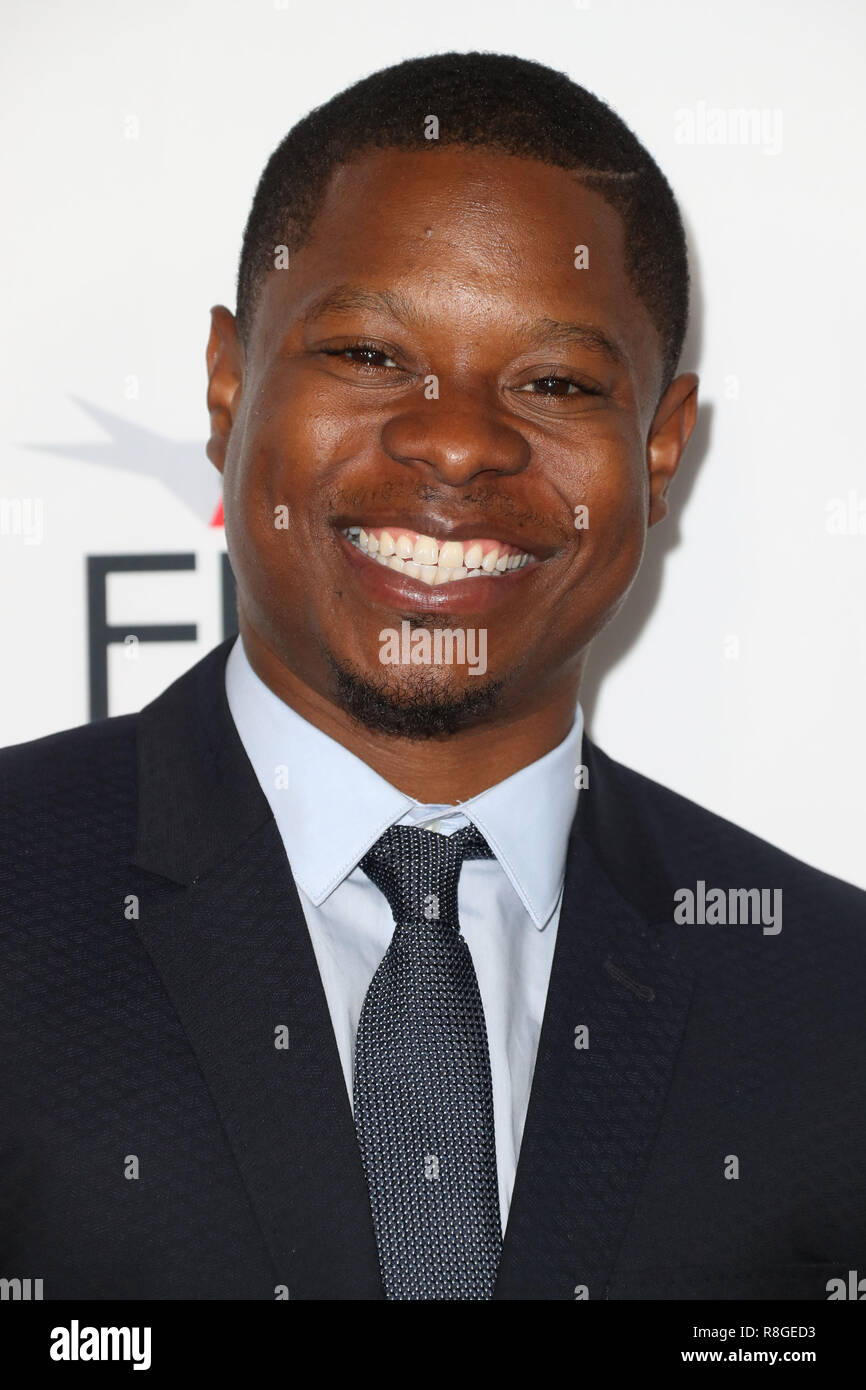 HOLLYWOOD, LOS ANGELES, CA, USA - NOVEMBER 09: Jason Mitchell arrives ...