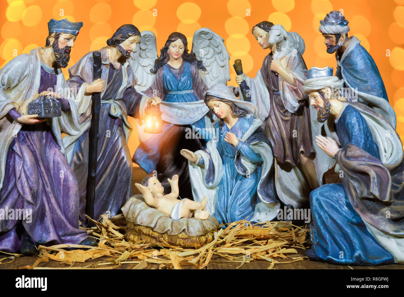 Baby jesus on manger hi-res stock photography and images - Alamy