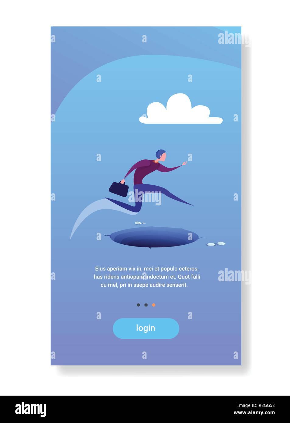 Office dangerous business man Stock Vector Images - Alamy