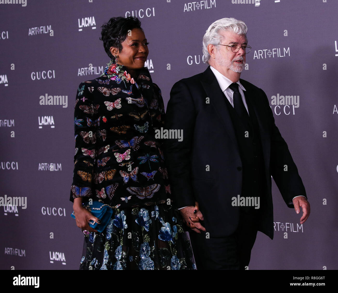 LOS ANGELES, CA, USA - NOVEMBER 04: George Lucas, Mellody Hobson arrive ...
