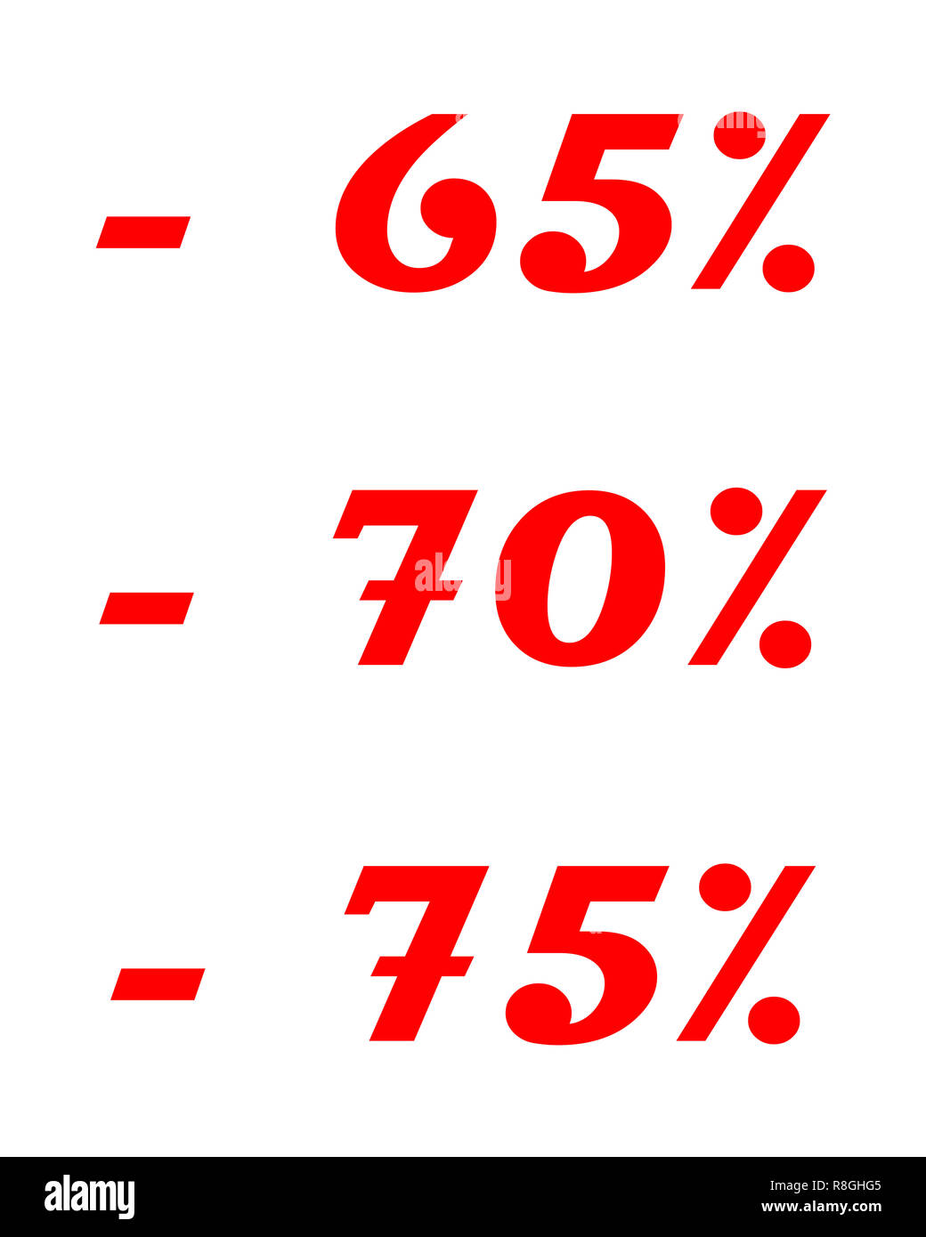 Sale 65 hi-res stock photography and images - Alamy