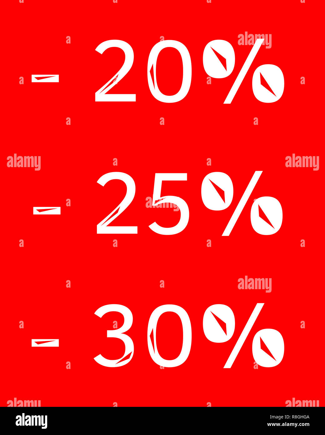 Minus 20 percent hi-res stock photography and images - Alamy