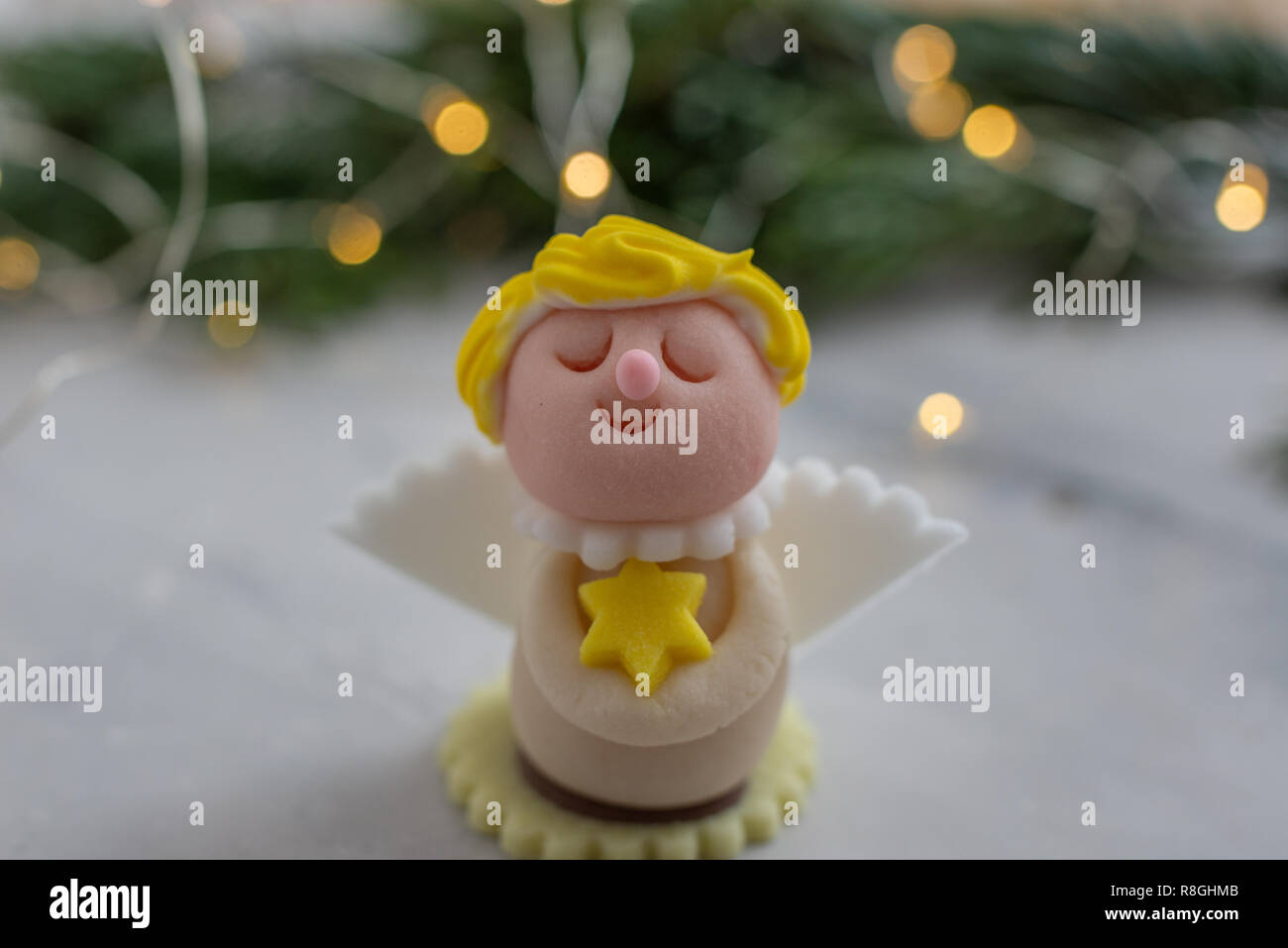 Christmas marzipan figures Stock Photo - Alamy