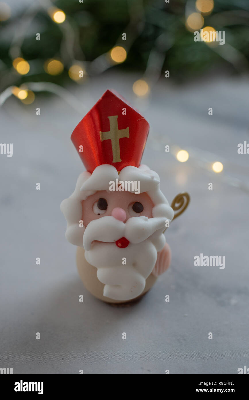 Christmas marzipan figures Stock Photo - Alamy