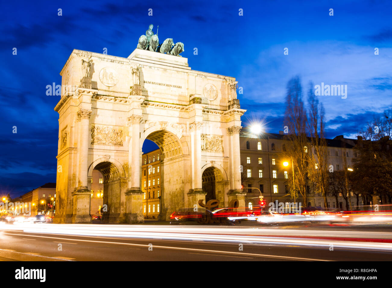 The Siegestor (1852) (English: Victory Gate) is a three-arched ...