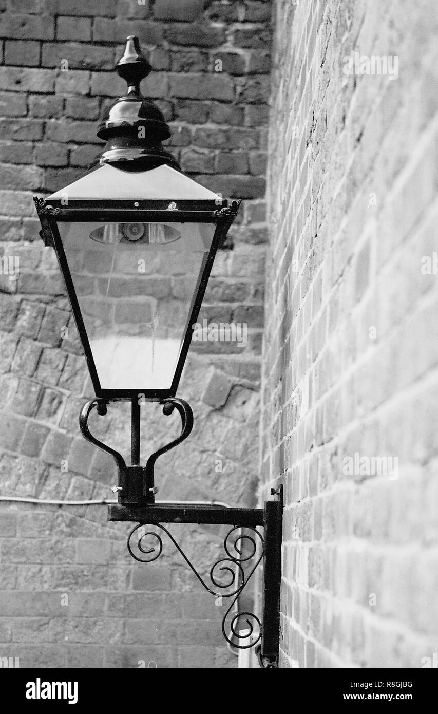 old style gas lantern Stock Photo - Alamy