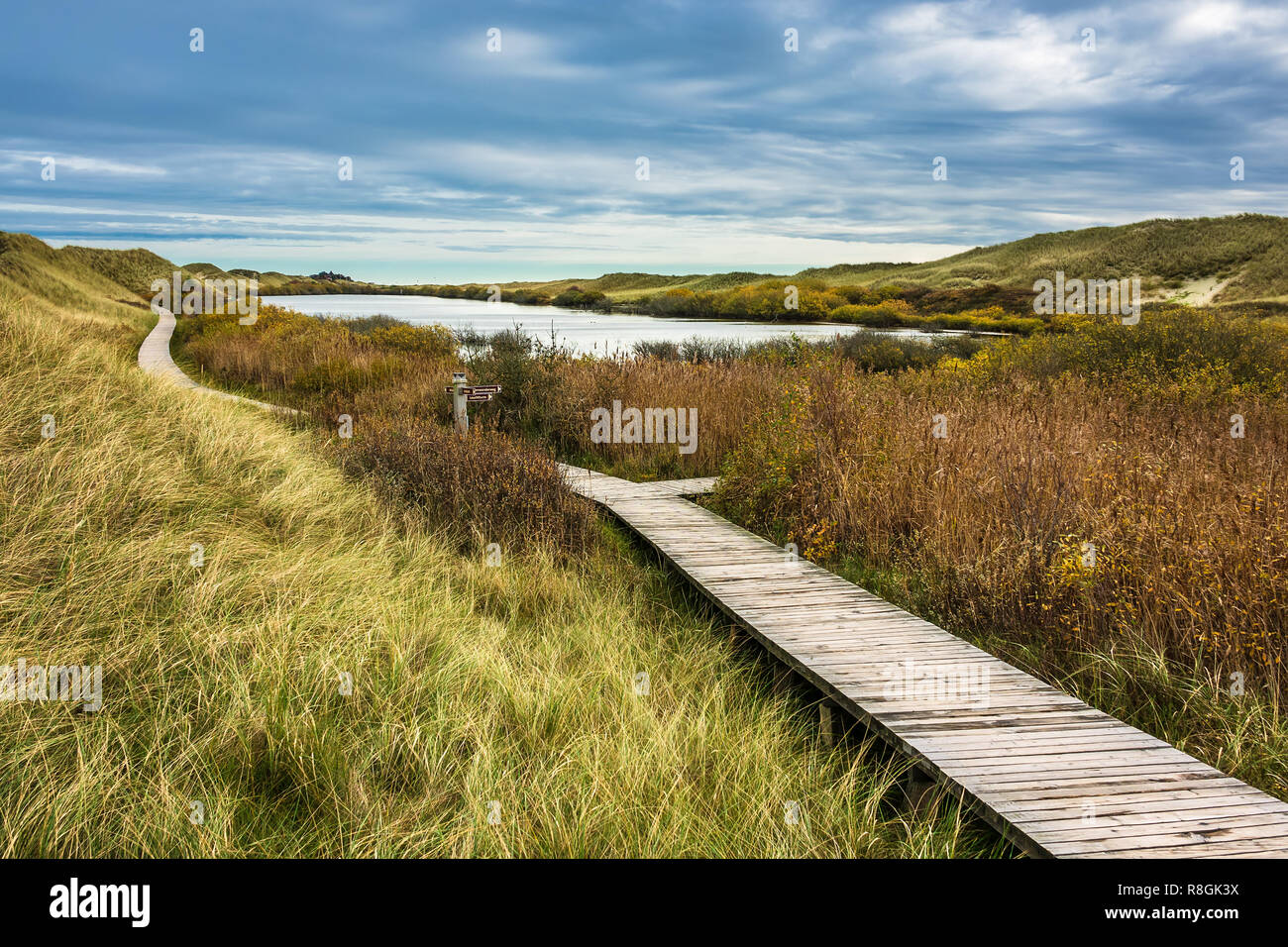 Lake on the North Sea island Amrum, Germany Stock Photo - Alamy