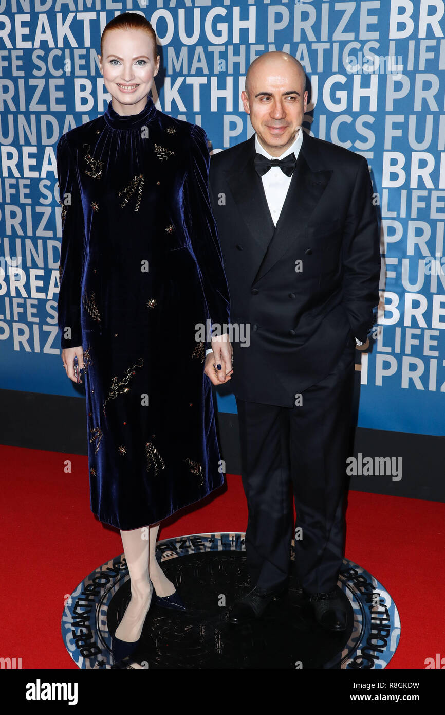 MOUNTAIN VIEW, CA, USA - DECEMBER 03: Julia Milner, Yuri Milner at the ...