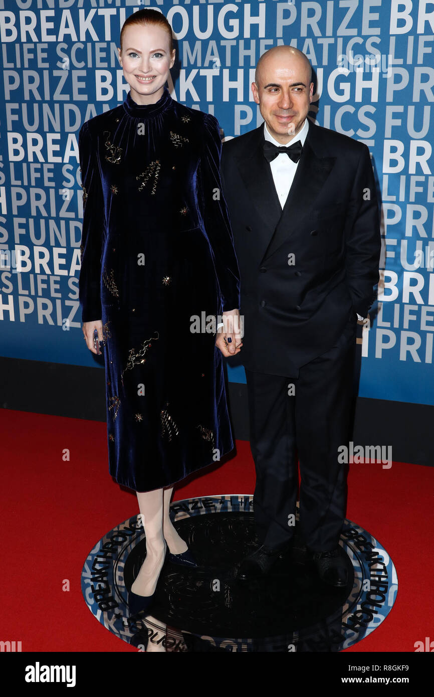 MOUNTAIN VIEW, CA, USA - DECEMBER 03: Julia Milner, Yuri Milner at the ...