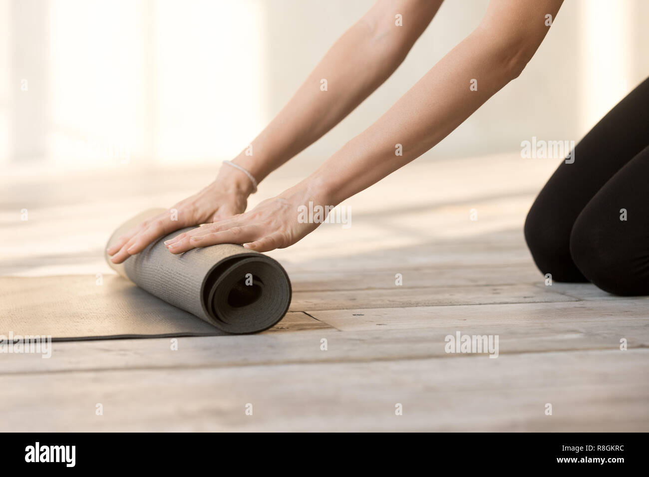 Girl folding hands hi-res stock photography and images - Alamy