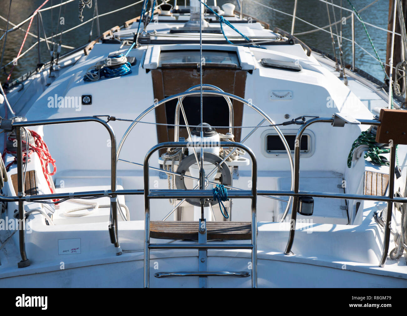 Stearing a boat hi-res stock photography and images - Alamy
