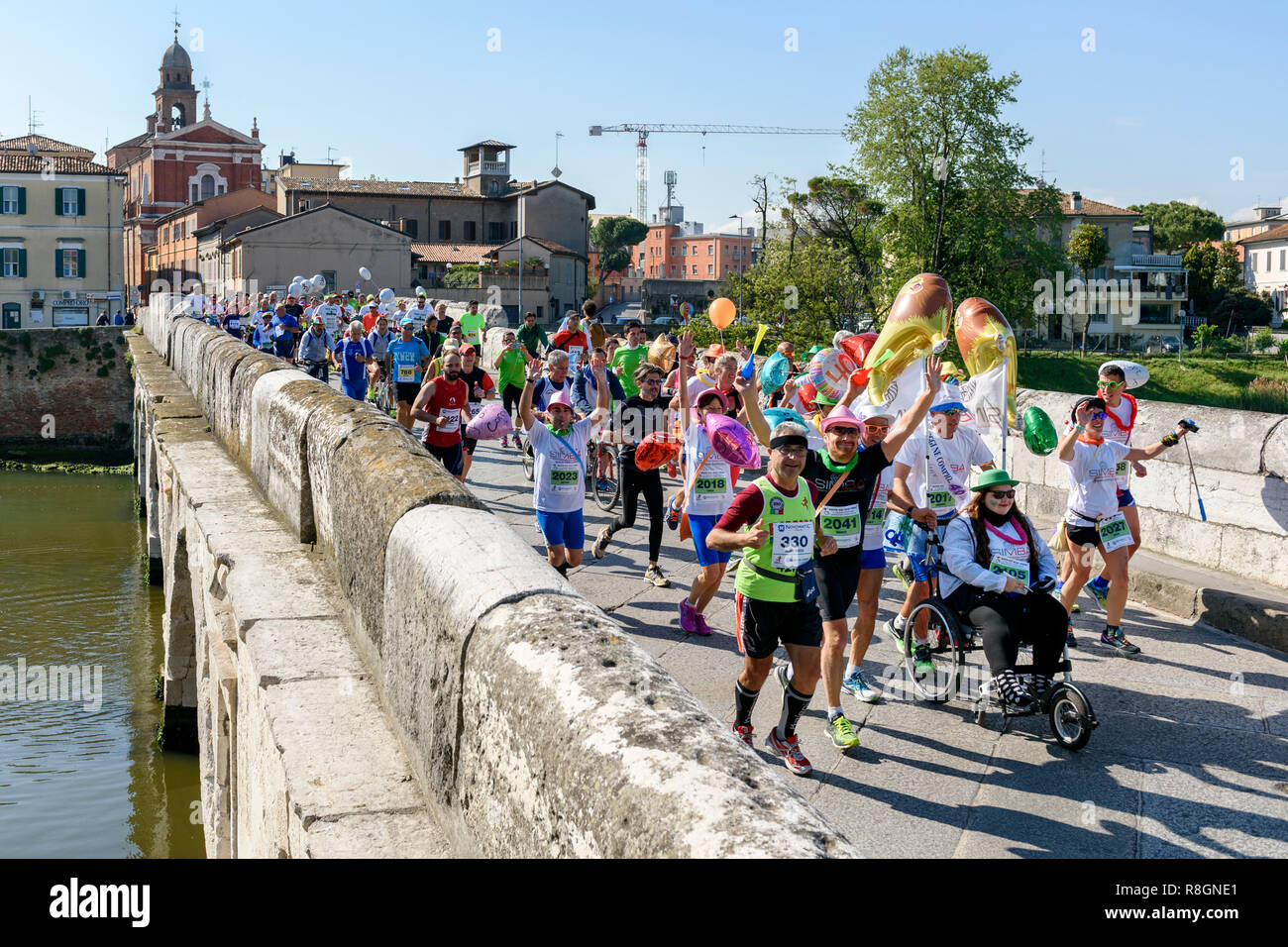 Bridge tiberio rimini hi-res stock photography and images - Alamy