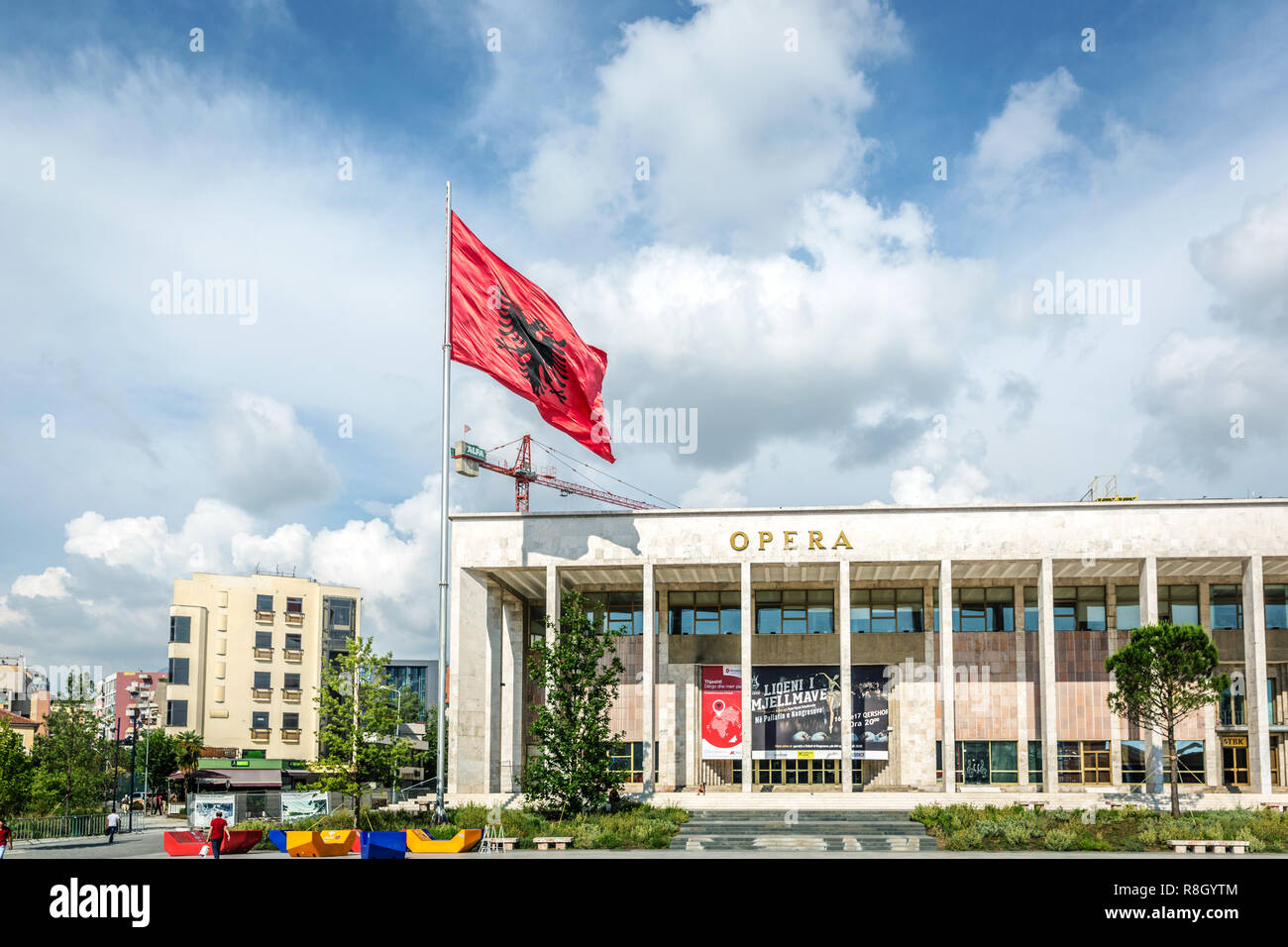The opera house in tirana hi-res stock photography and images - Alamy